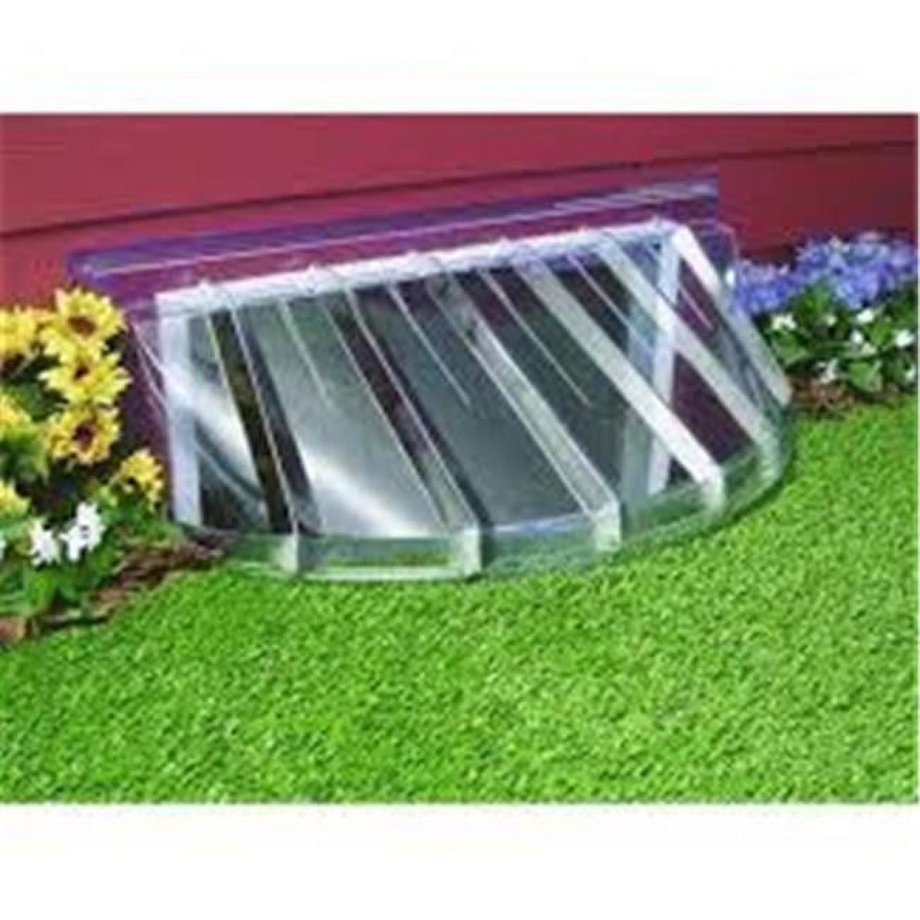 W4218 43 x 18 x 12 in. Circular Bubble Window Well Cover - Walmart.com