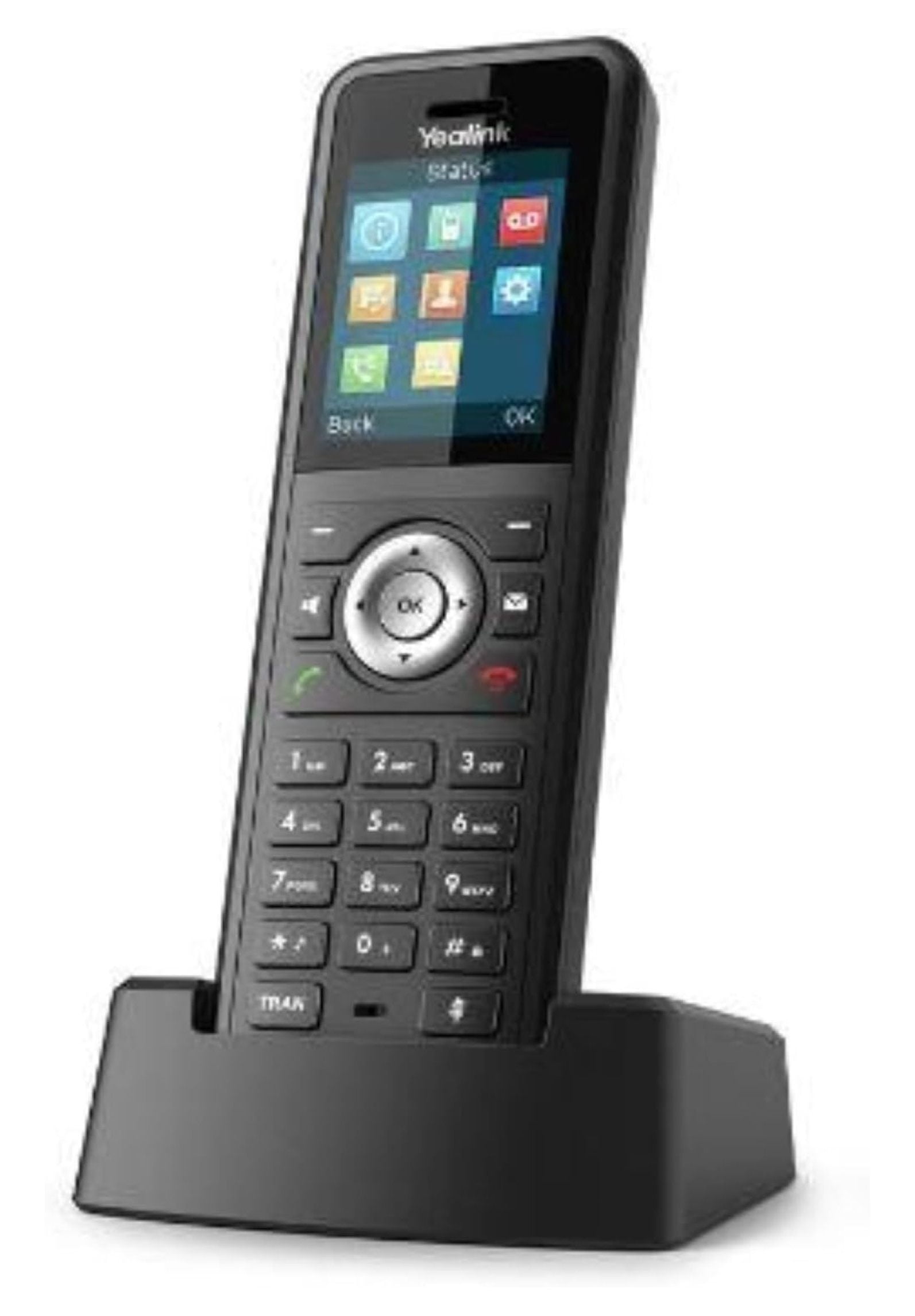 W59R Cordless Ruggedized DECT IP Phone, Base Station Not Included, 1.8 ...