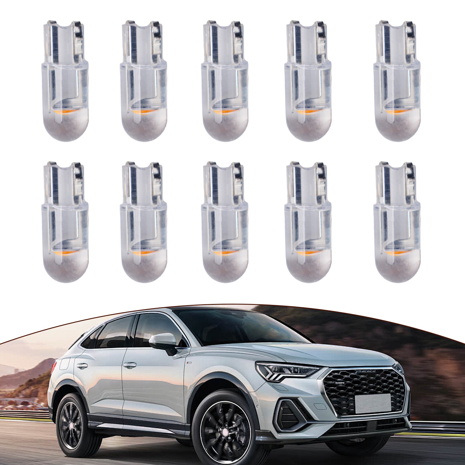 W5W LED Bulb 10Pcs Set Low Power Consumption Replacement Auto DRL Bulb ...