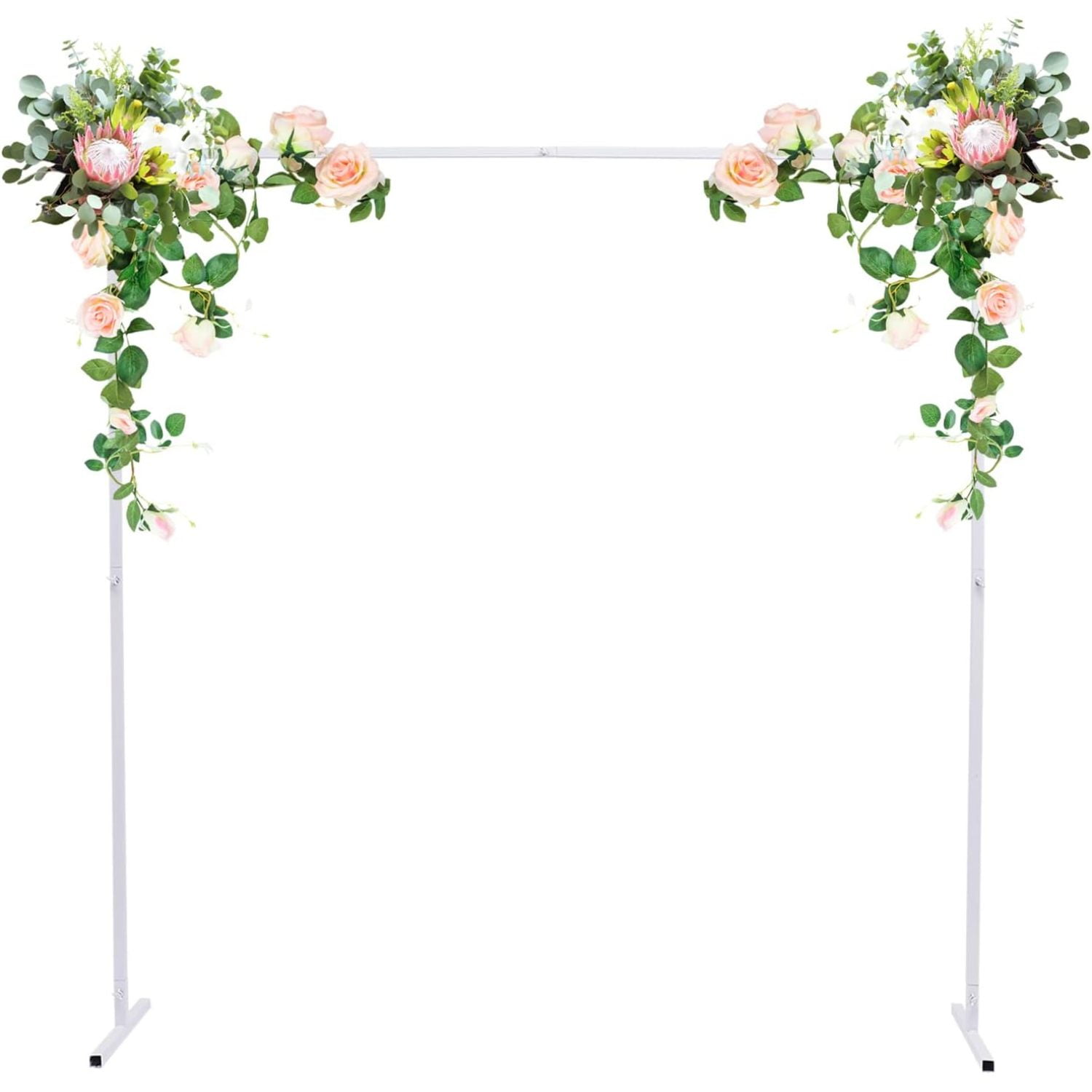 W6.56xH6.56FT White Extra Large Square Wedding Arches for Ceremony ...
