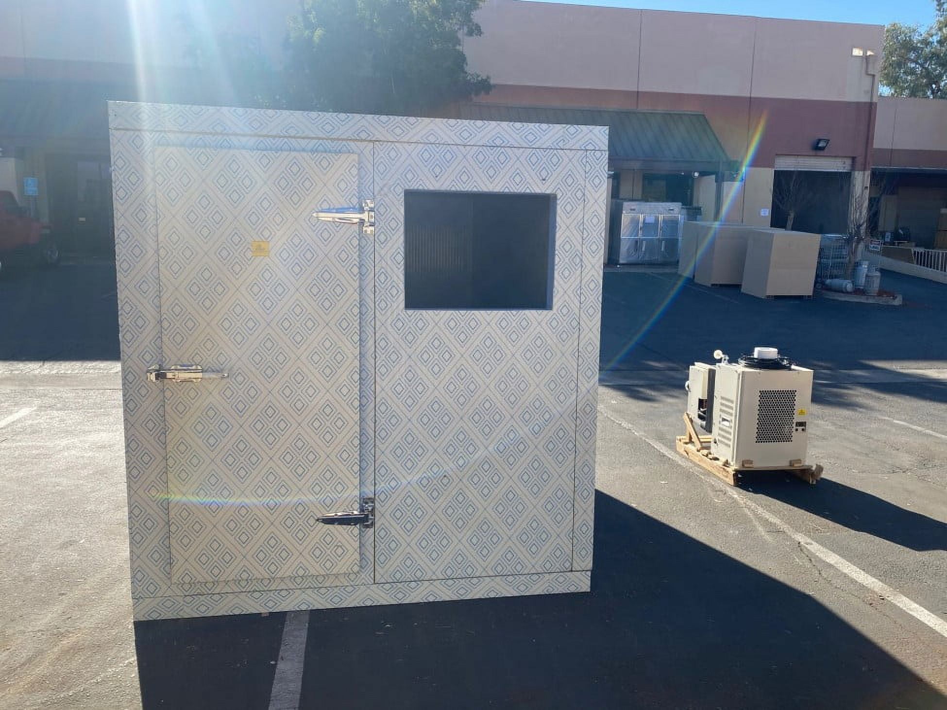 W8-D10-H8 ft walk in cold storage cooler with Cooling System 550 cu ft ...