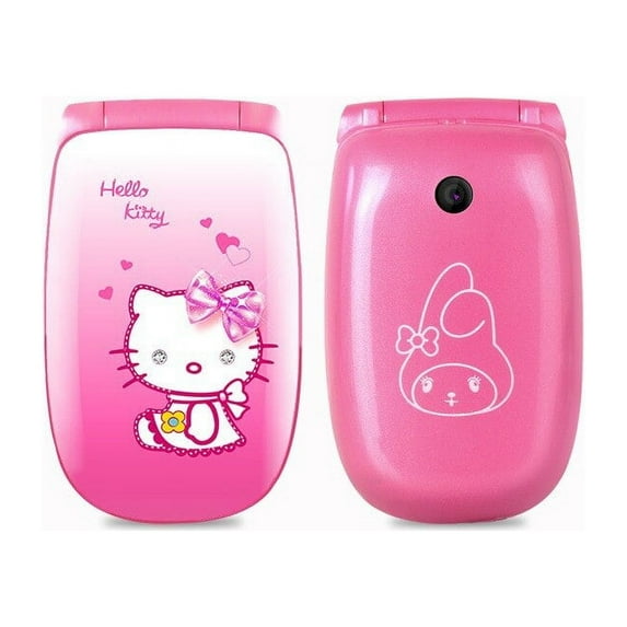 Sanrio W88 Kawaii Mini Cute Flip Phone, Super Small 2G GSM Cellphone ...