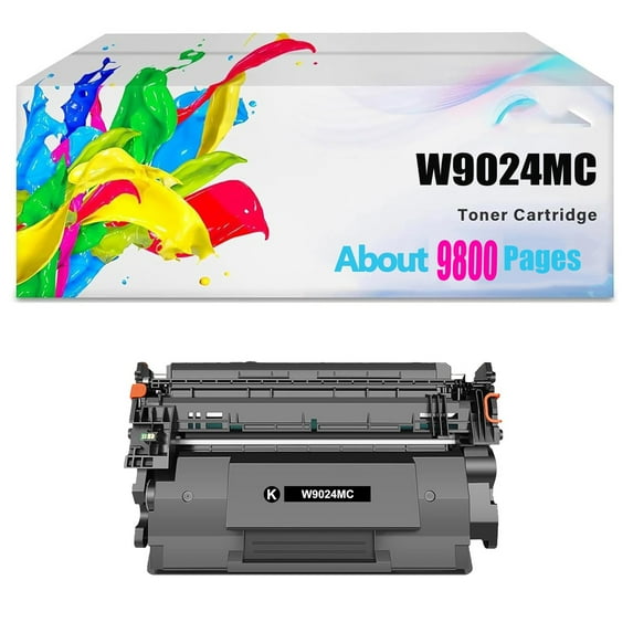 W9024MC Toner Cartridge Black (with New Chip) Replacement for HP ...
