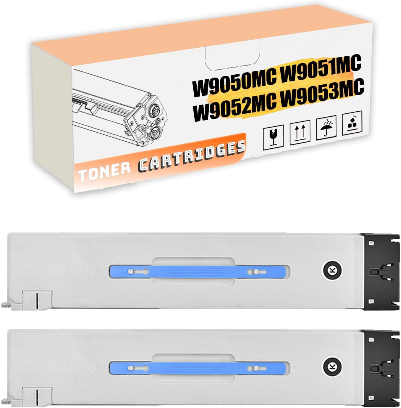 W9050MC W9051MC W9052MC W9053MC Toner Cartridge, Compatible for HP Color Managed MFP E87640 ...