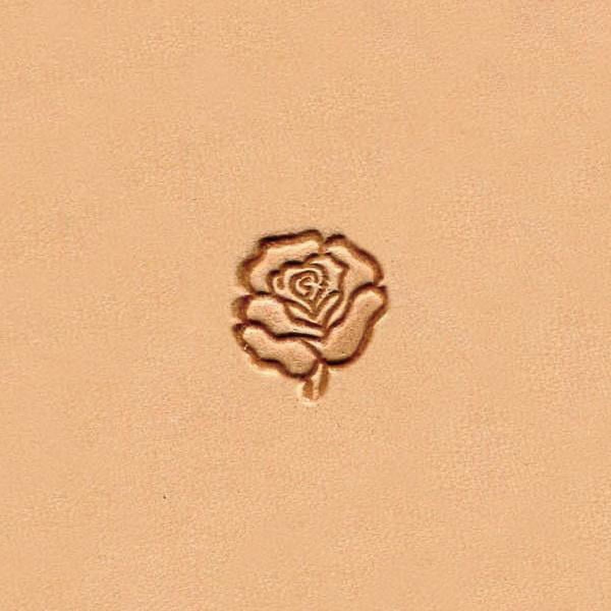W965 Rose Flower Leathercraft Stamp - Walmart.com