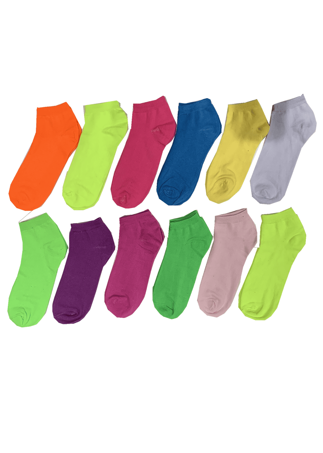 Wa 12 Pairs Womens Colorful Assorted Styles Low Cut Ankle Socks