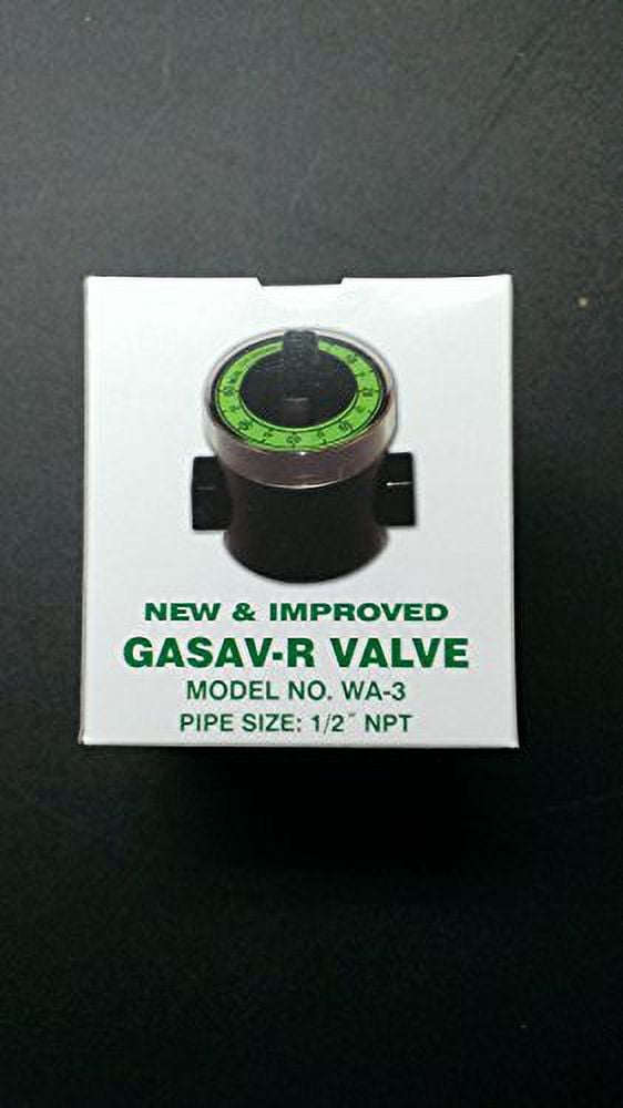 WA-3 Automatic Gas Shut-Off and Timer Valve with 1/2" IPS - Walmart.com
