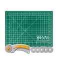 WA Portman Self Healing Cutting Mat & Rotary Cutter Fabric Set - 9x12 Inch Rotary Cutter Mat ...