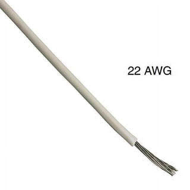 WAA-1920 - WIRE STRANDED 22AWG 1000FT WHITE TC PVC FT1 300V 105C ...