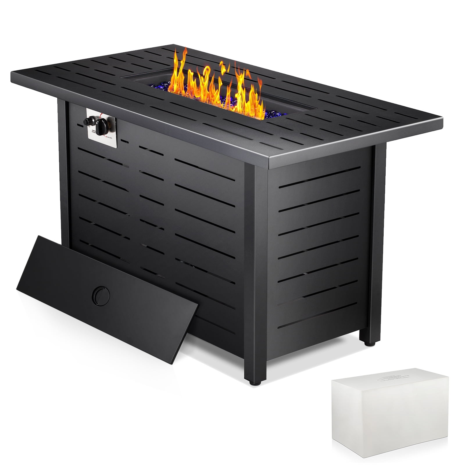 WAA 43 Inch Propane Fire Pit CSA-Listed Outdoor Fire Table,50,000 BTU ...