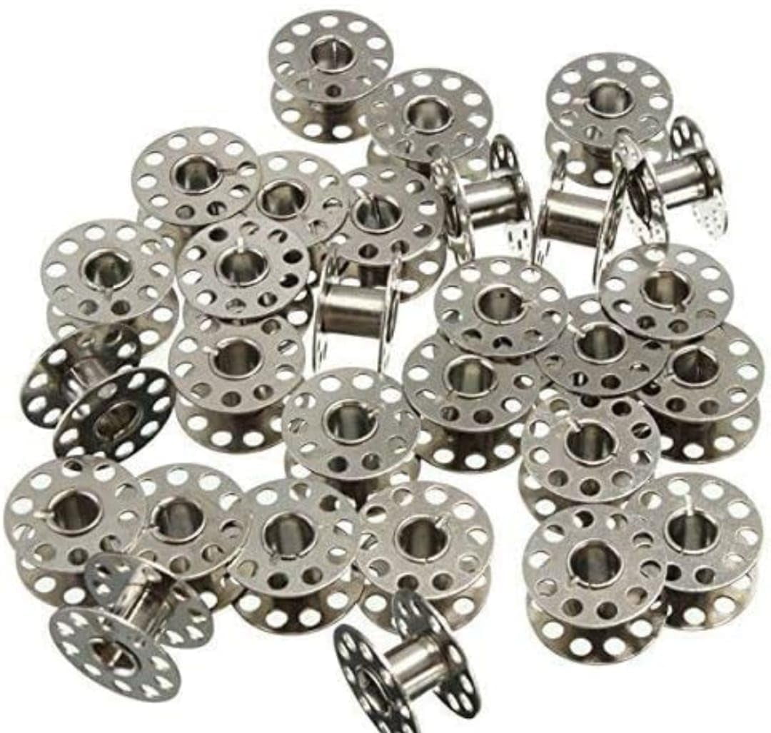 WAAOME 45 Bobbins firki MetalSteel bobbins Sewing Machines ...