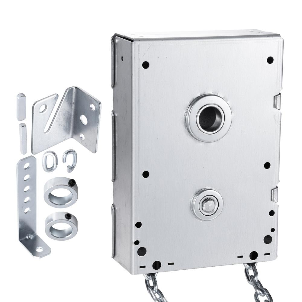 WAASOSCON 4:1 Ratio Square Garage Door Chain Hoist, 26ft Long Chain ...