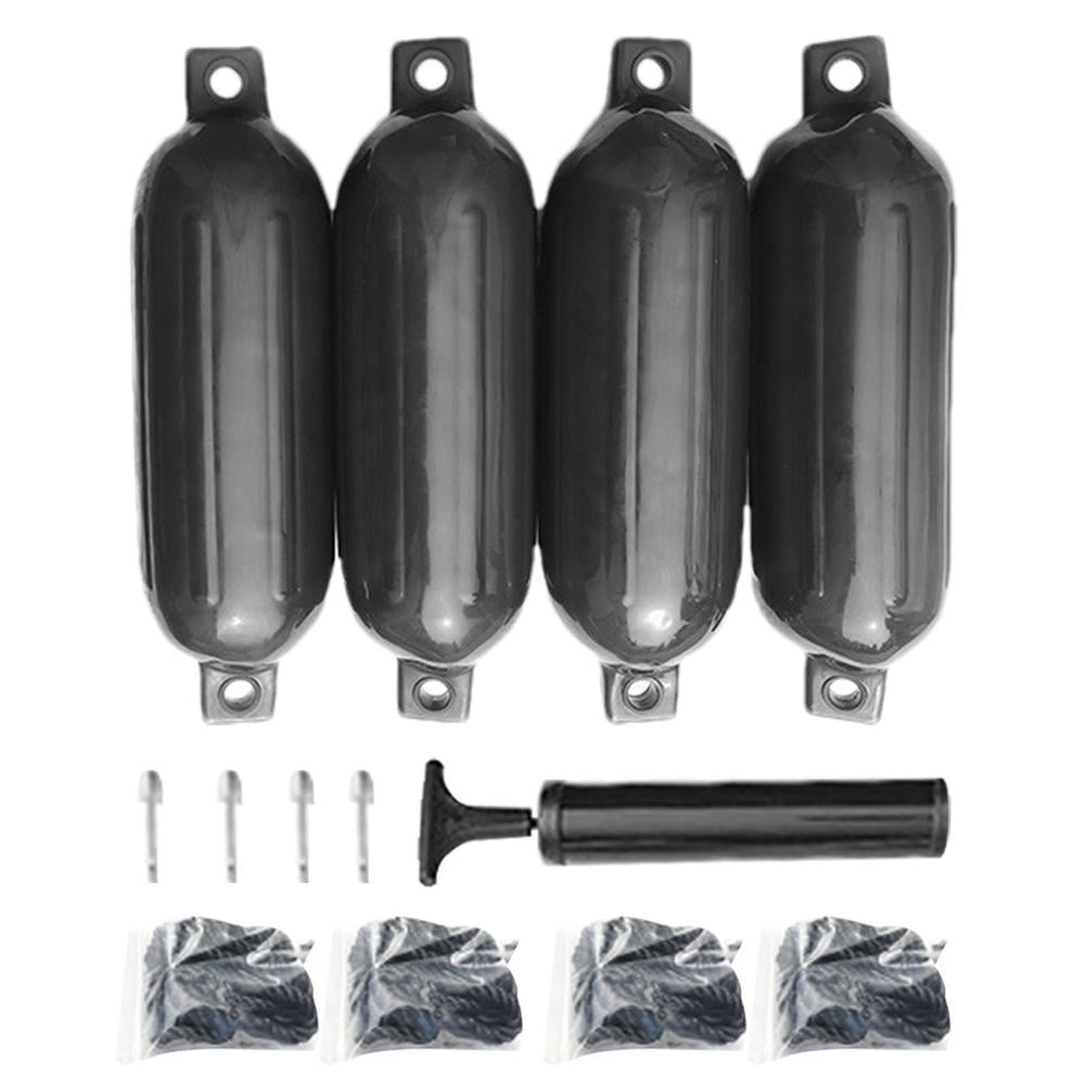 WAASOSCON Boat Bumpers Boat Docking Marine Bumpers 4pcs Set with Rope ...