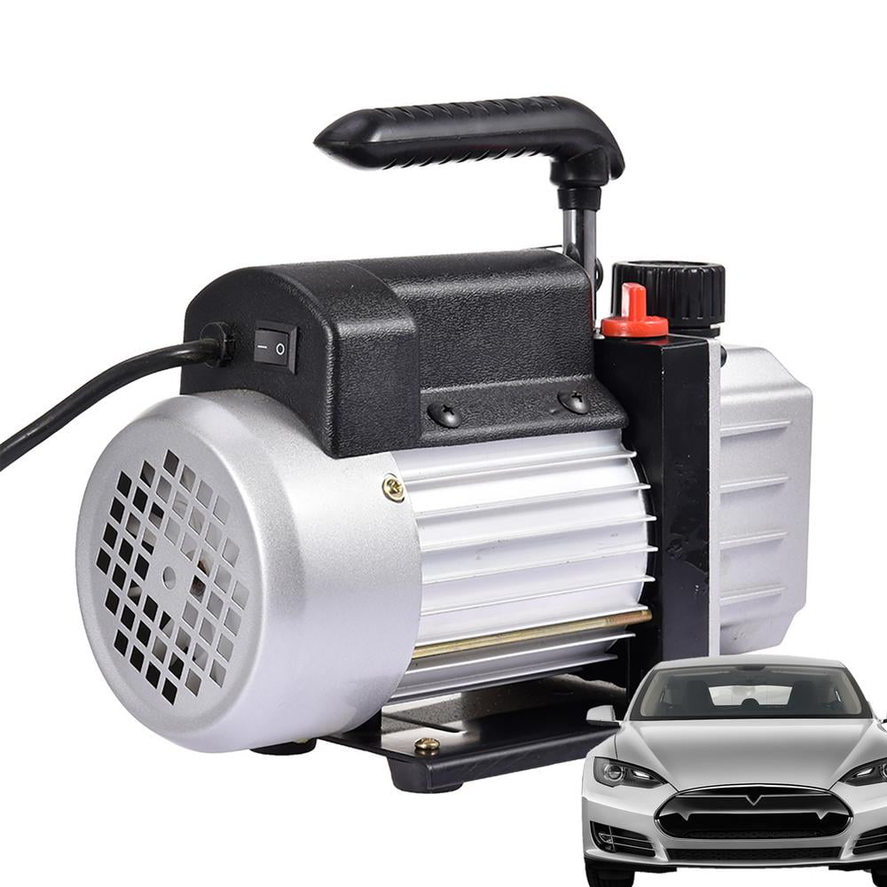 WAASOSCON Car AC Vacuum Pump 4 CFM Air Conditioning Vacuum Pumps 110V 1/4HP Vacuum Pump for ...