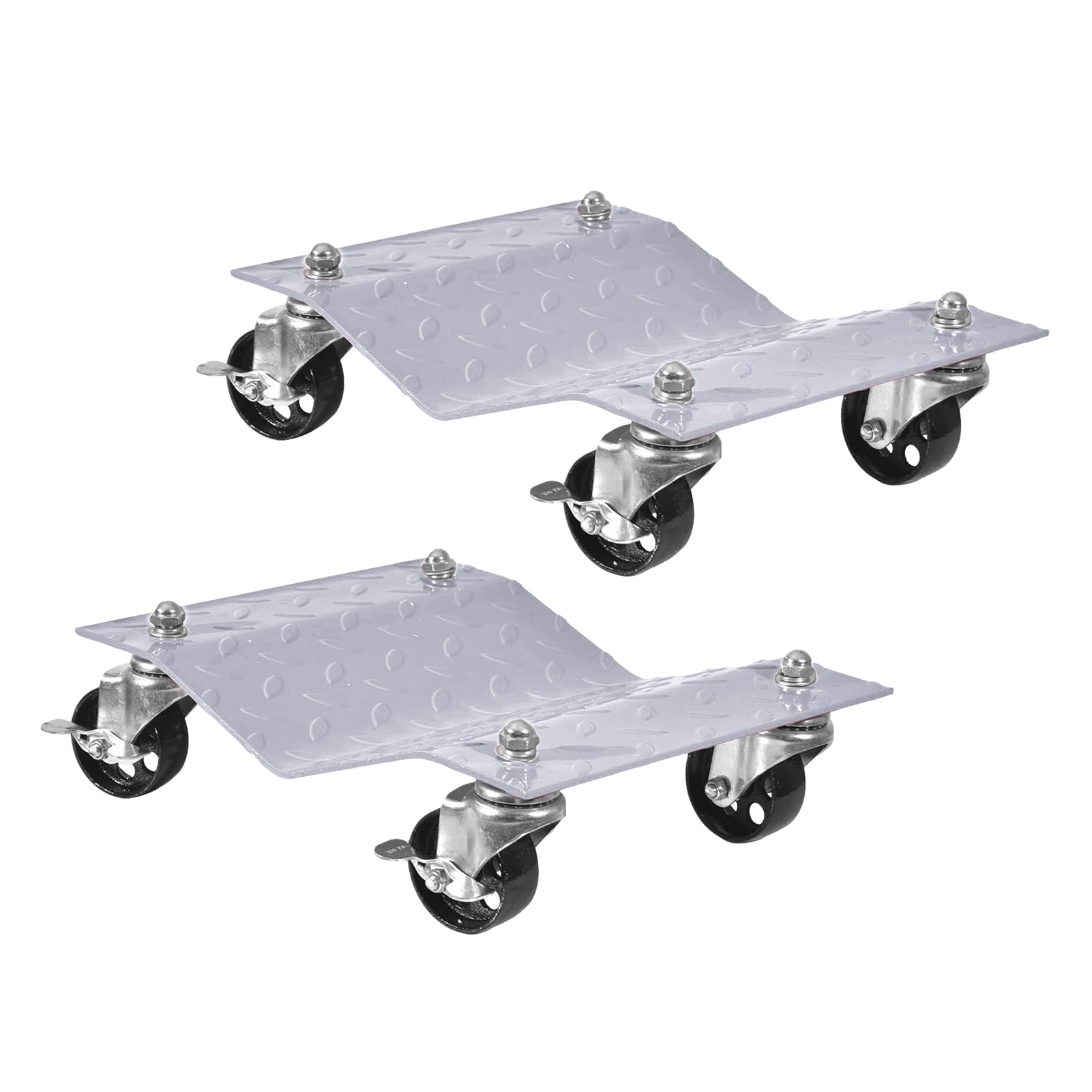 WAASOSCON Car Wheel Dollies 2 Pieces Car Stakes Heavy Duty Car Roller ...