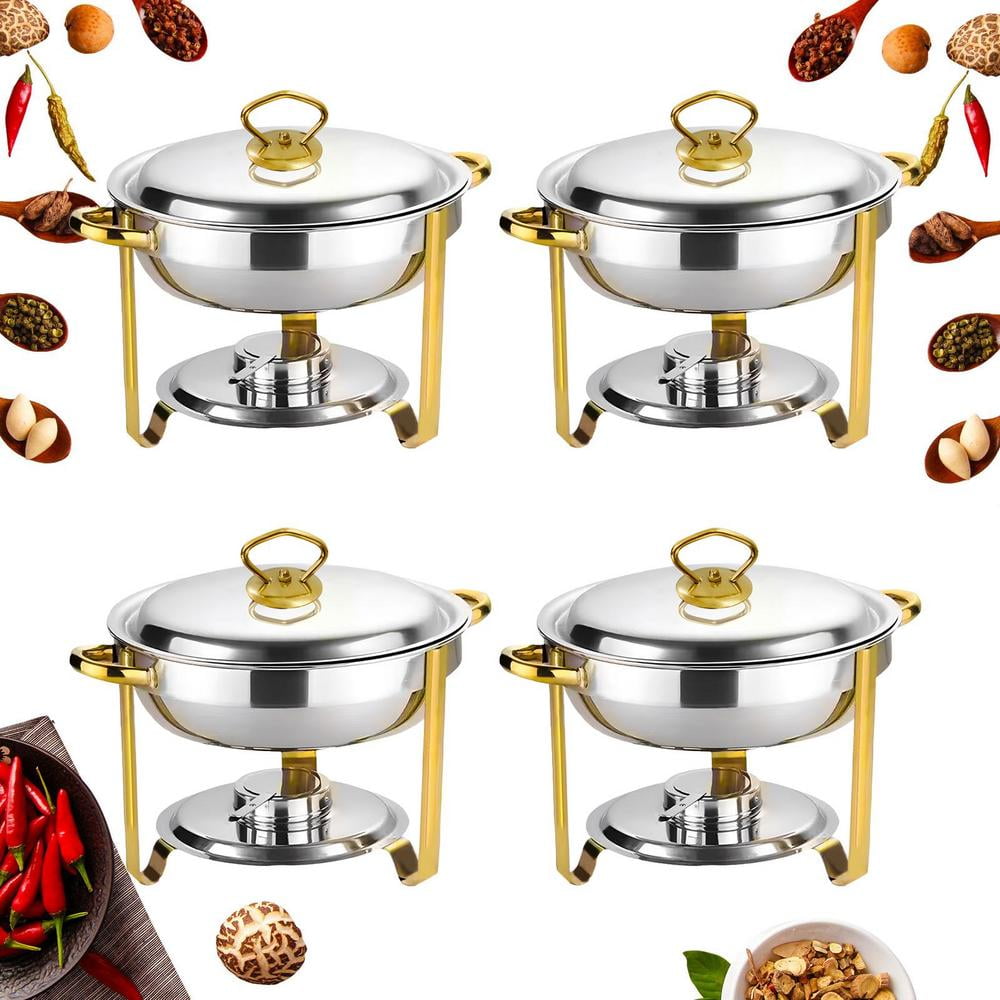 WAASOSCON Chafing Dishes for Catering Chafing Dishes Party Food Warmer ...