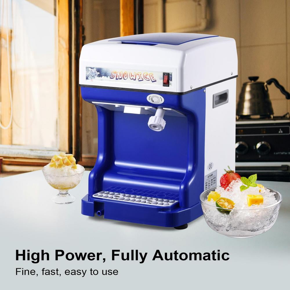 WAASOSCON Commercial Ice Shaver Machine 250W, 120KG/Hour Electric Snow ...