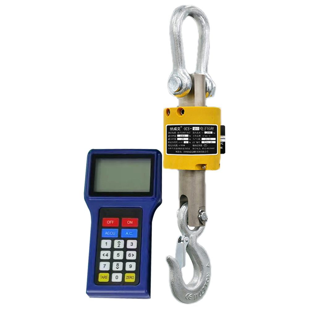 WAASOSCON Digital Hangable Scale Industrial Digital Crane Scale ...