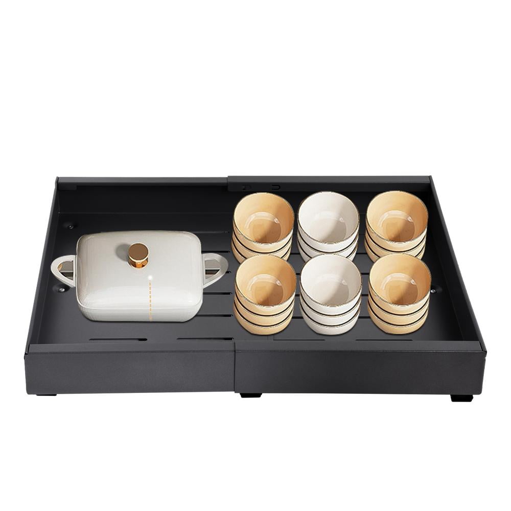 WAASOSCON Expandable Pull-out Drawers Expandable Slide Out Storage Tray ...
