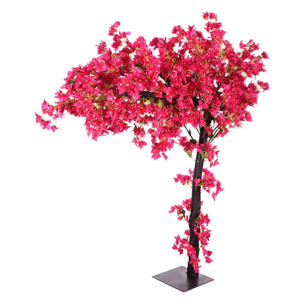 WAASOSCON Fake Tree, Artificial Cherry Blossom Trees Handmade Light ...
