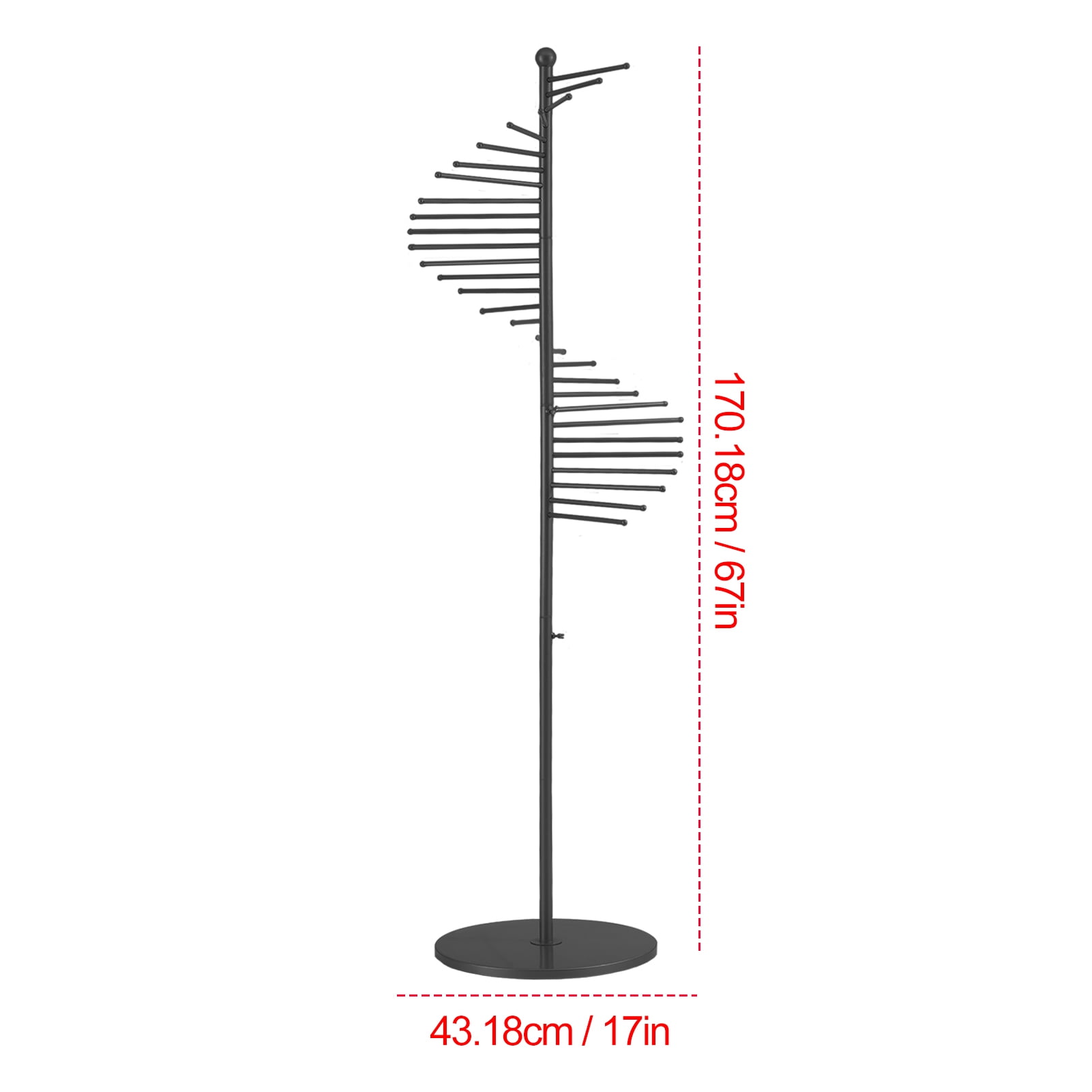 WAASOSCON Freestanding Scarf Stand | Freestanding Metal Pants Racks ...