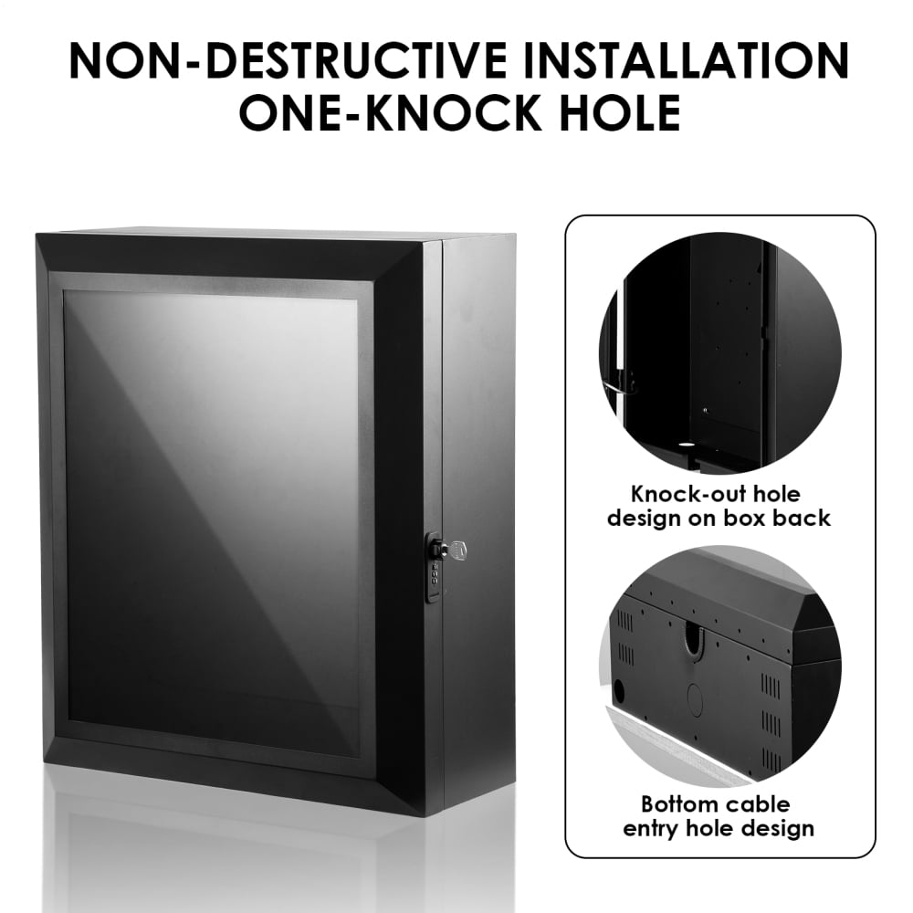 WAASOSCON Outdoor EV Charger Enclosure 19.7"x8.7"x23.6", Carbon Steel ...