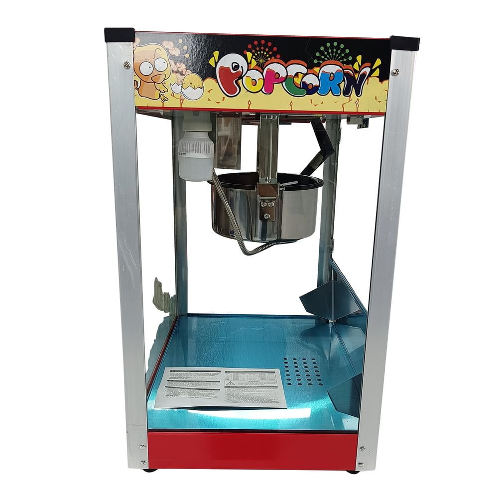 WAASOSCON Popcorn Machine Table Top | Commercial Popcorn Machine | 110v ...