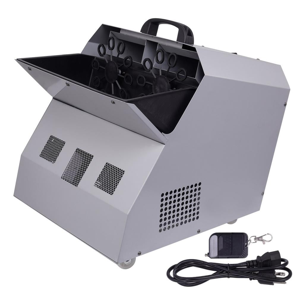 WAASOSCON Remote Control Bubble Machine | 500W Two-Wheel Outdoor Bubble ...