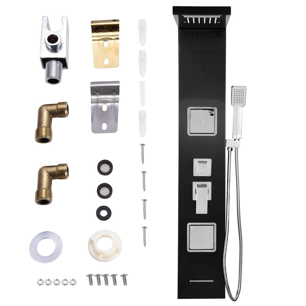 WAASOSCON Shower Panel Tower Stainless Steel Shower Panels for Bathroom ...
