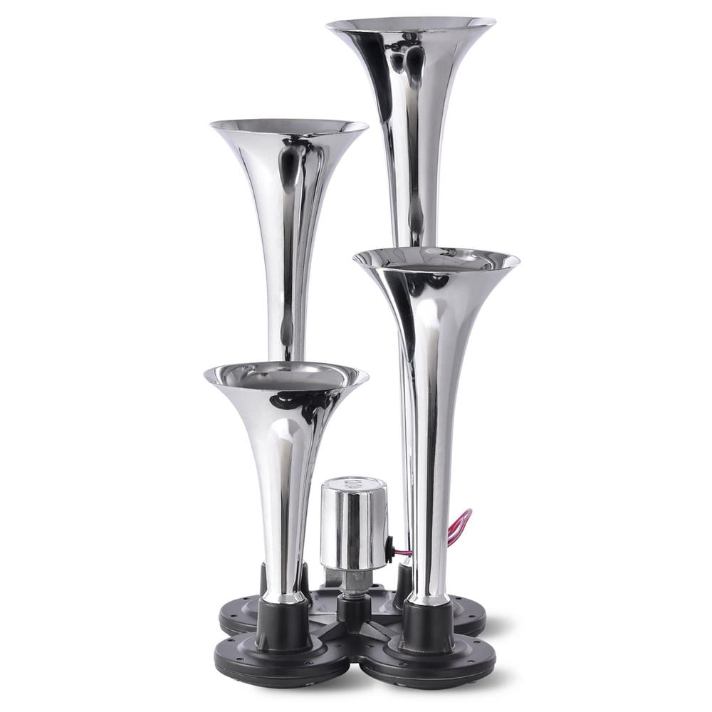 WAASOSCON Truck Train Horn Kits 4 Trumpet 150DB High-Volume Truck Air ...