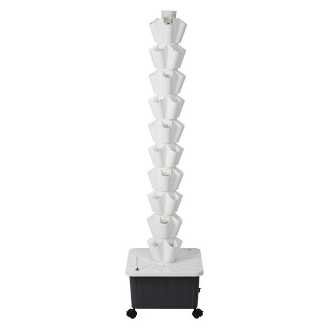 WAASOSCON Vertical Hydroponic Garden Tower 10-layer Hydroponic ...