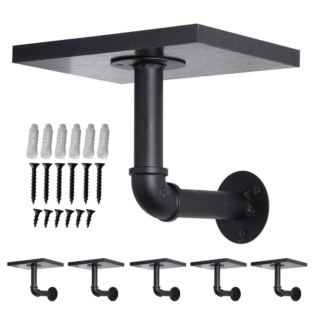 WAASOSCON Wall Mounted Floating Shelves Small Floating Shelves 6pcs ...