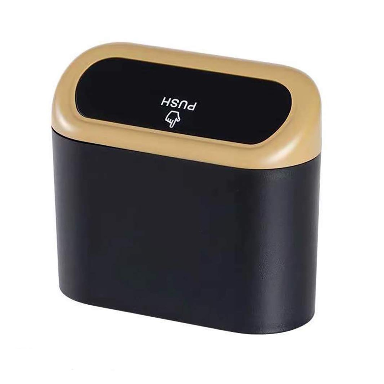 WABGQ Portable Hanging Mini Car Trash Can,Wastebasket Trash Can With ...