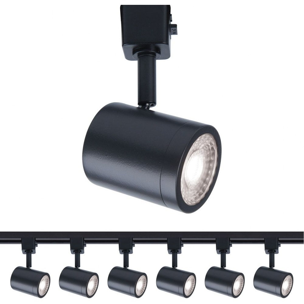WAC Lighting Charge 10W LED Aluminum Track Head for H Track in Black ...