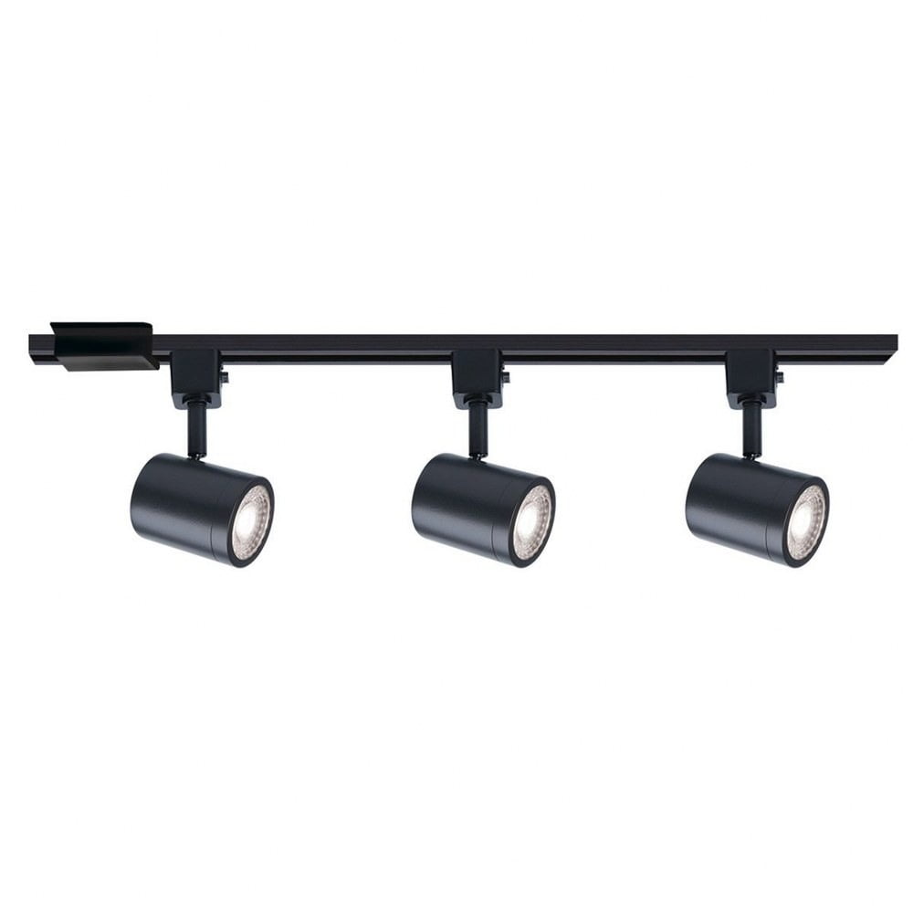 WAC Lighting Charge 3-Light Aluminum LED Track Kit, Overhead ...