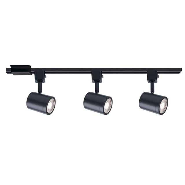WAC Lighting Charge 3-Light Aluminum LED Track Kit, Overhead ...
