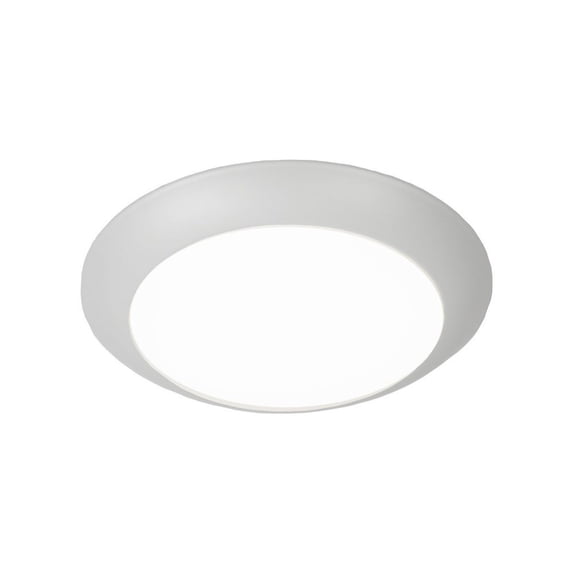 WAC Lighting Disc 6" 1-Light LED Aluminum Flush Mount and Retrofit Kit ...