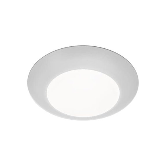 WAC Lighting Disc 6" 1-Light LED Aluminum Flush Mount for Junction Box ...