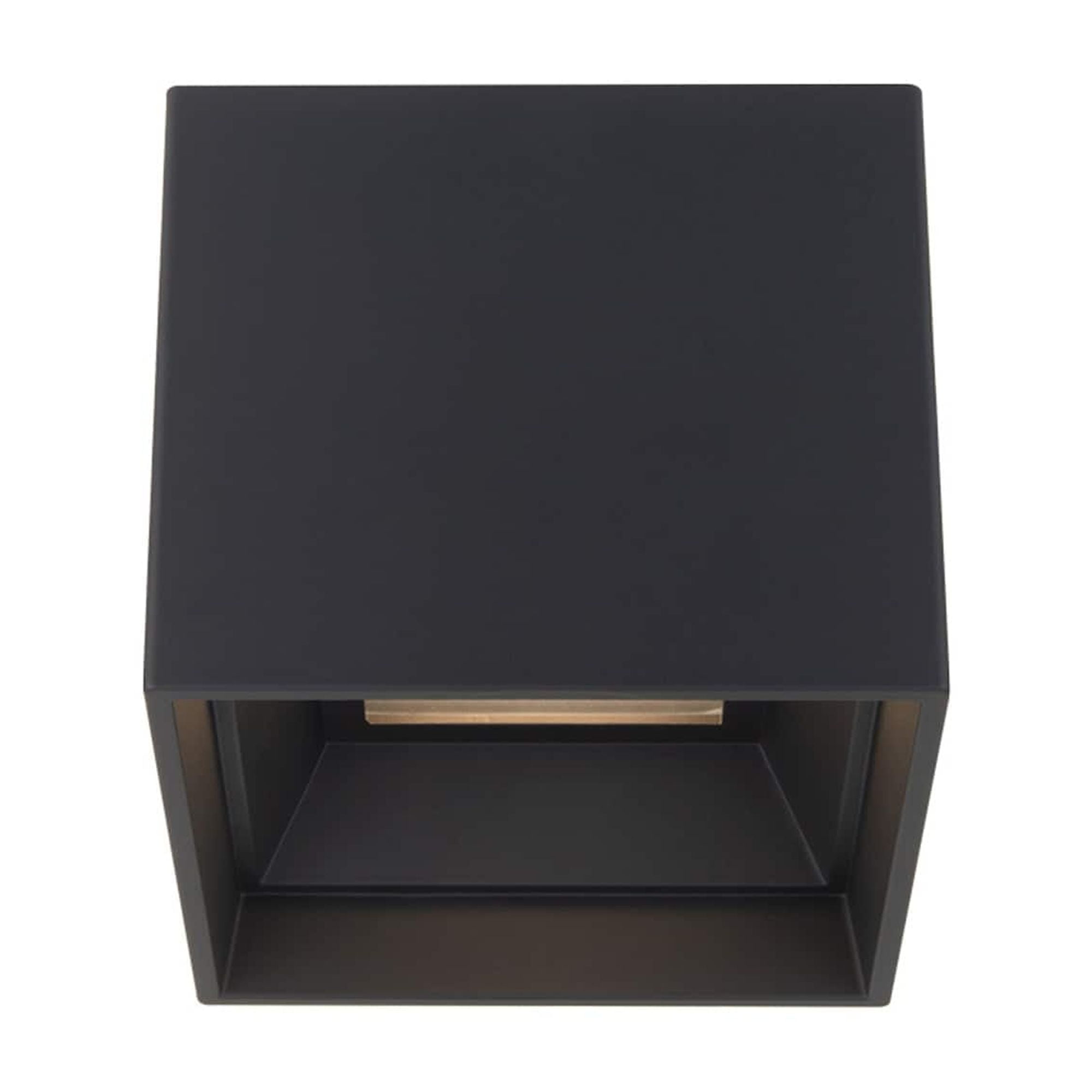 WAC Lighting Downtown 5" LED 3-CCT 3500K Square Aluminum Flush Mount in ...