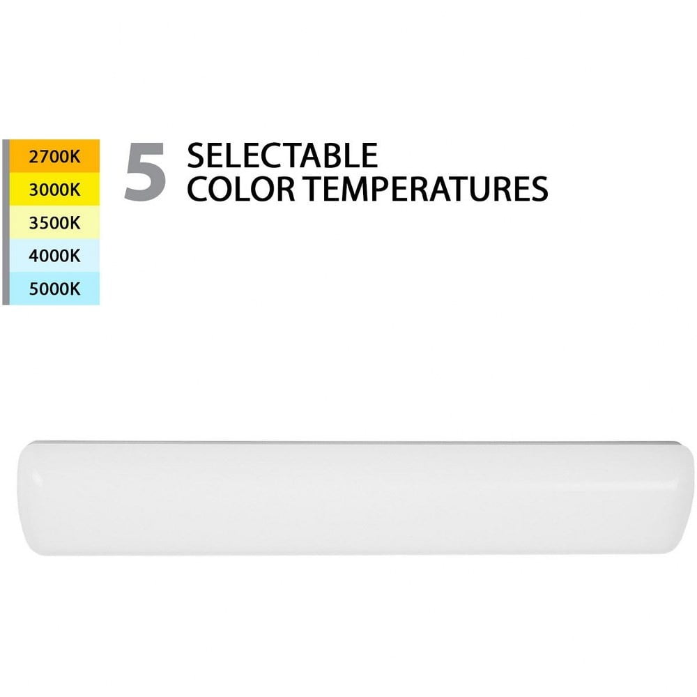 WAC Lighting Flo 36" 1-Light LED Aluminum Vanity Light and Flush Mount ...