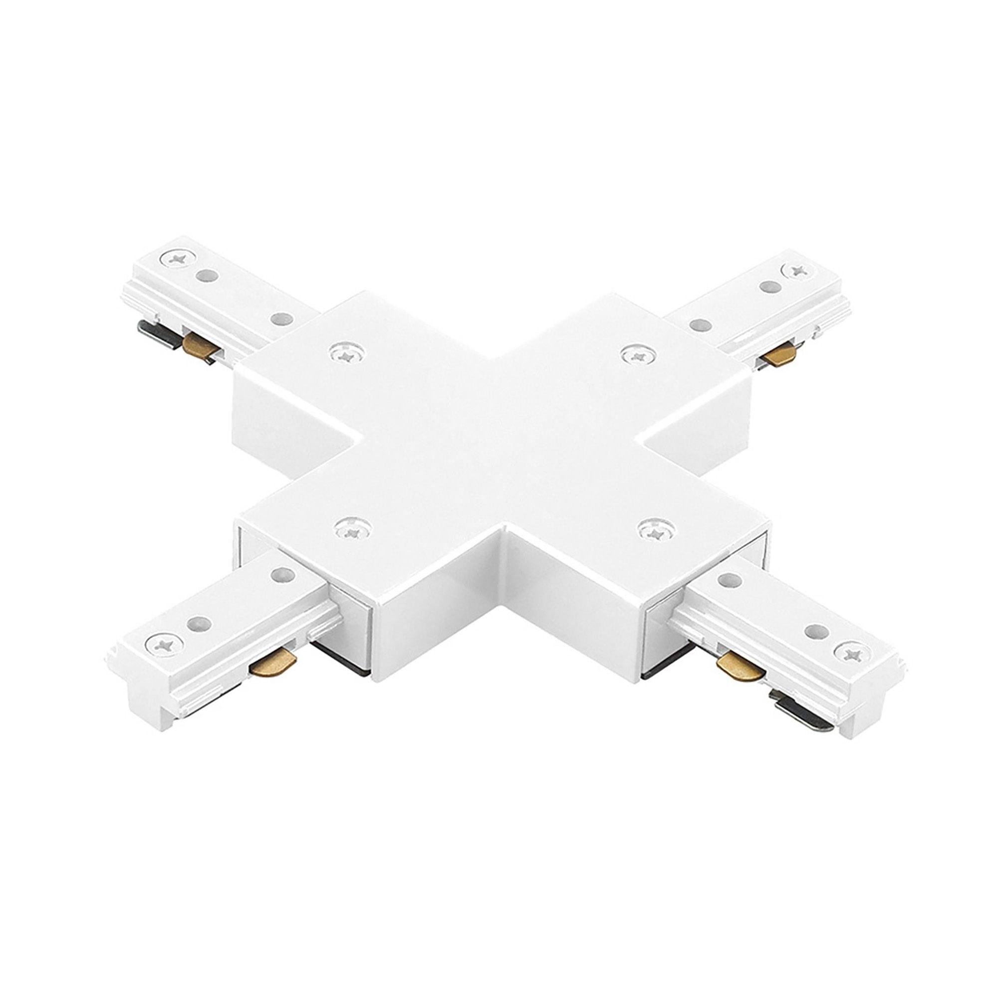 WAC Lighting H Track 120V Aluminum X-Shape Connector in White - Walmart ...