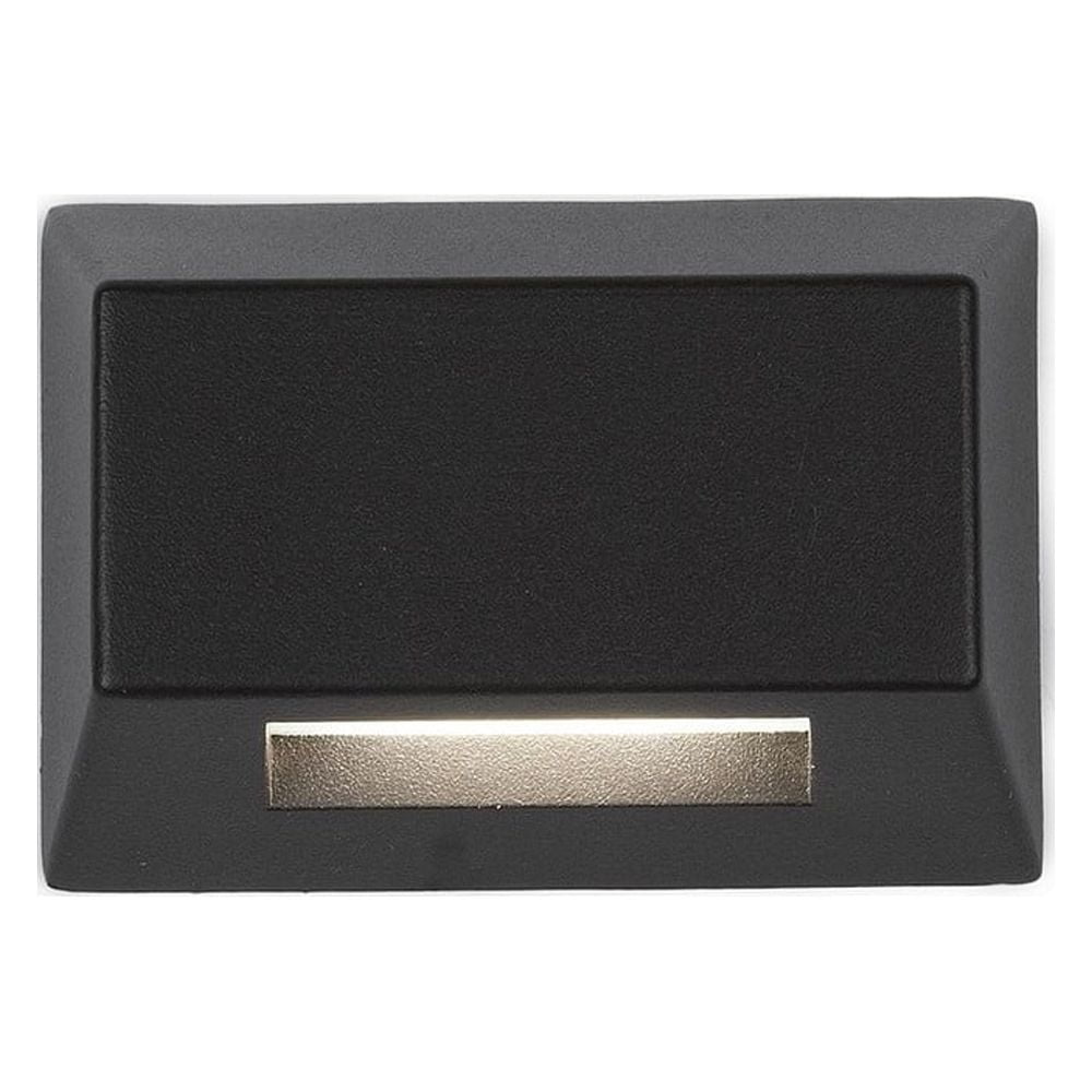 WAC Lighting LED 12V Rectangular Deck and Patio Light Black - Walmart.com