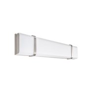 WAC Lighting Strip 24" 1-Light 2700K Aluminum Bathroom Vanity Light in ...