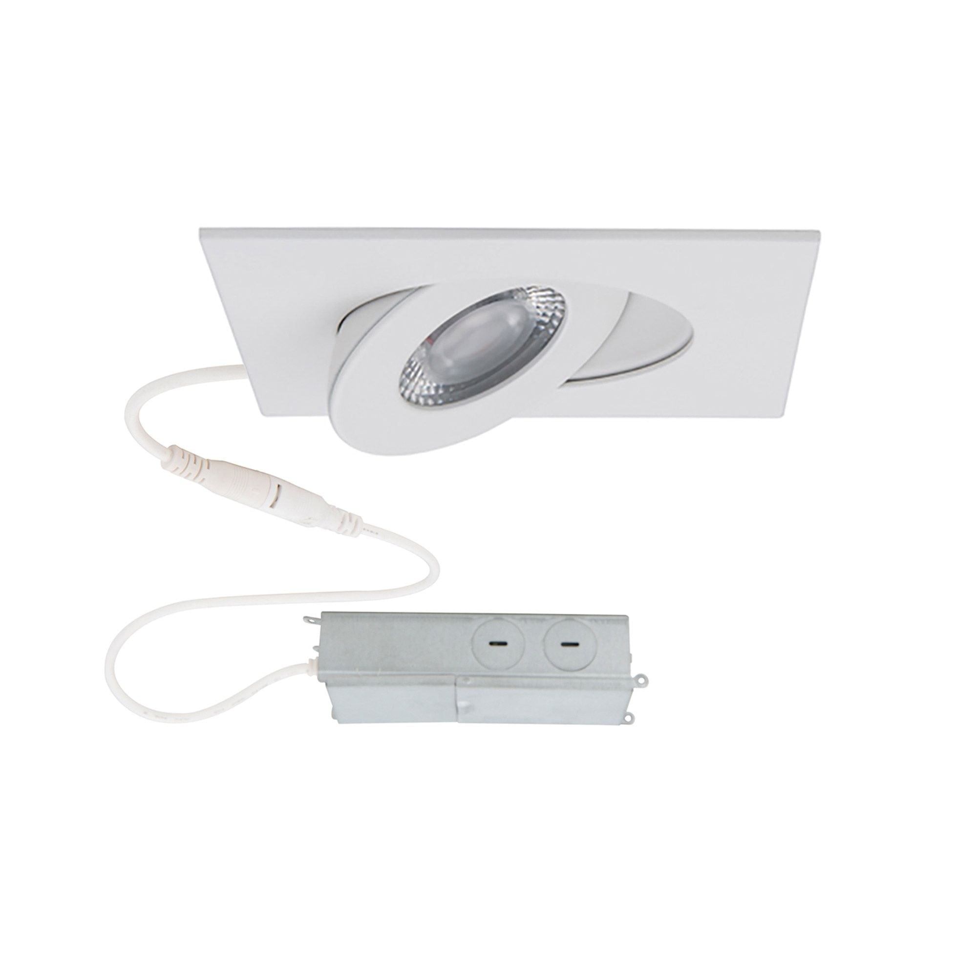 WAC Lighting Lotos 2" LED Square Adjustable Aluminum Recessed Kit in ...