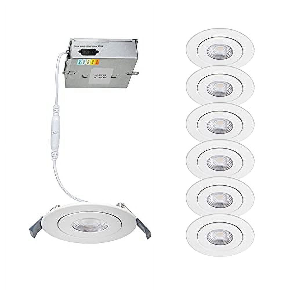 Lotos 6in LED Round Adjustable 5-CCT Selectable 2700K-3000K-3500K-4000K ... Lotos 6in LED Round Adjustable 5-CCT Selectable 2700K-3000K-3500K-4000K ...