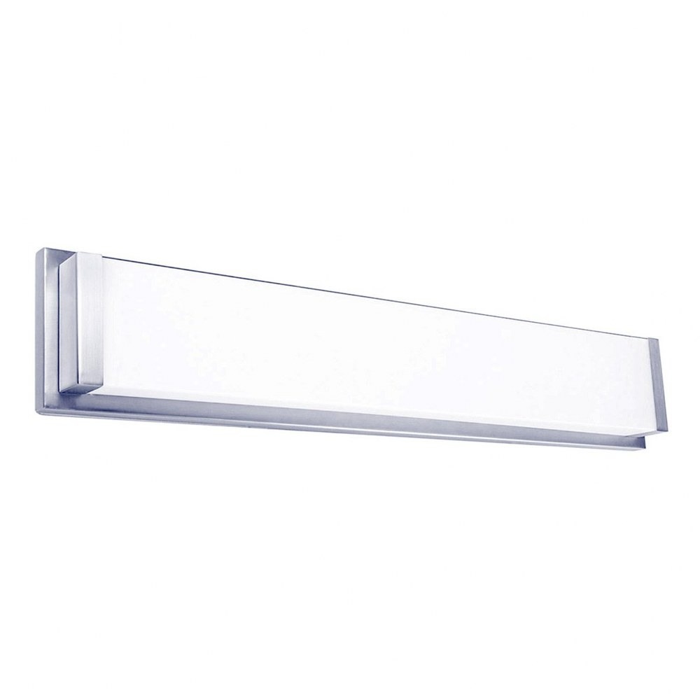 WAC Lighting Metro 37" 1-Light Aluminum Bathroom Vanity and Wall Light ...