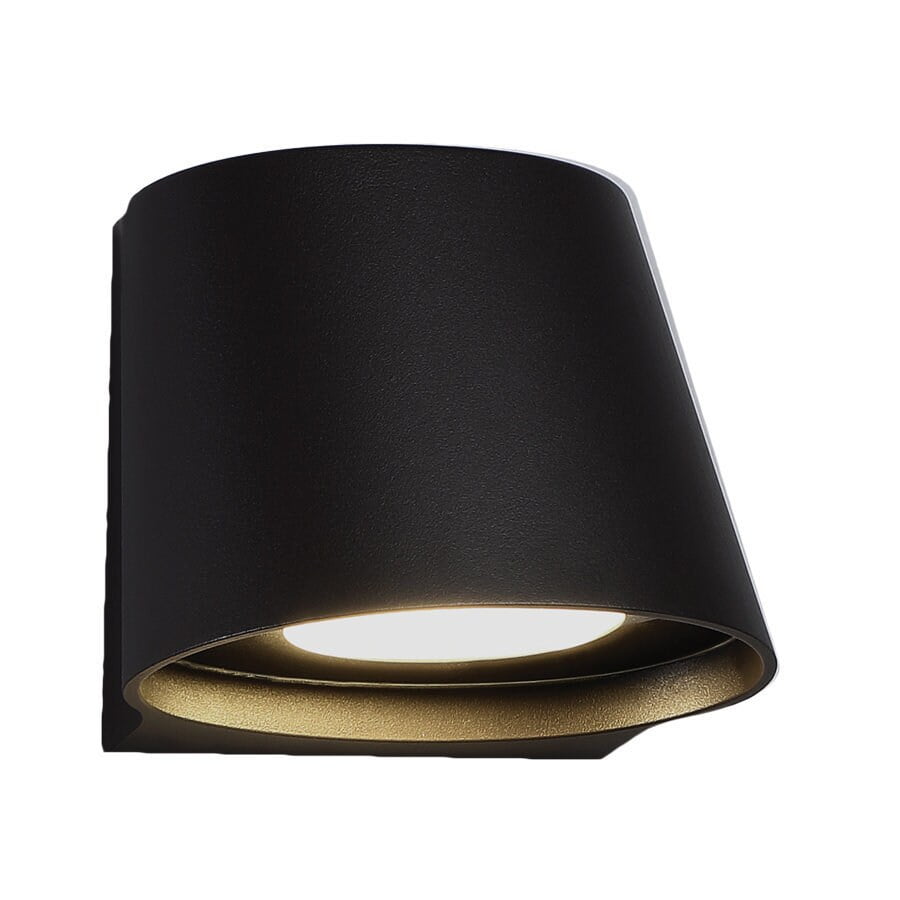 WAC Lighting Mod 7" 1-Light LED Aluminum Indoor and Outdoor Wall Light ...