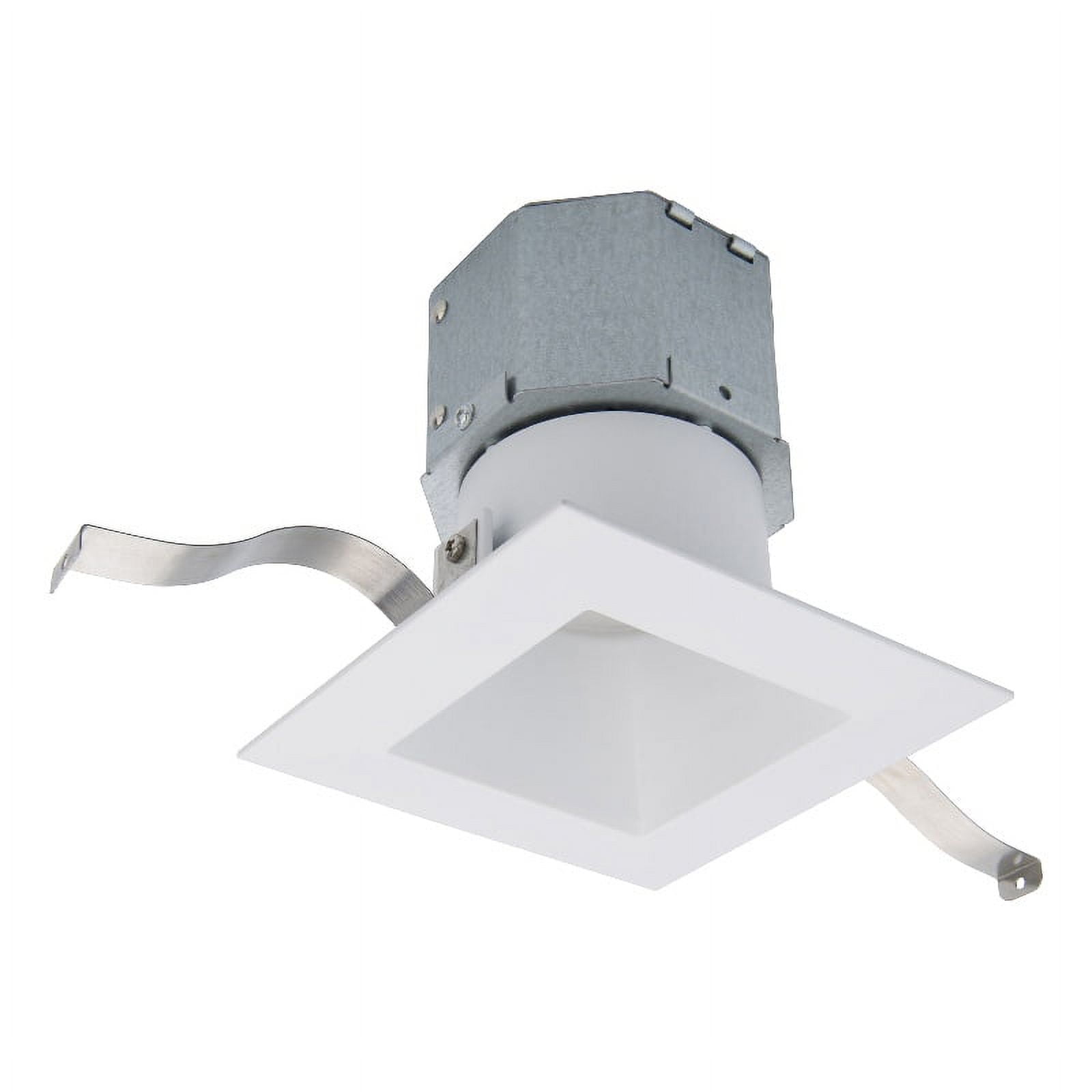 WAC Lighting Pop-in 4" Square LED 5-CCT Recessed Kit in White (Set of ...