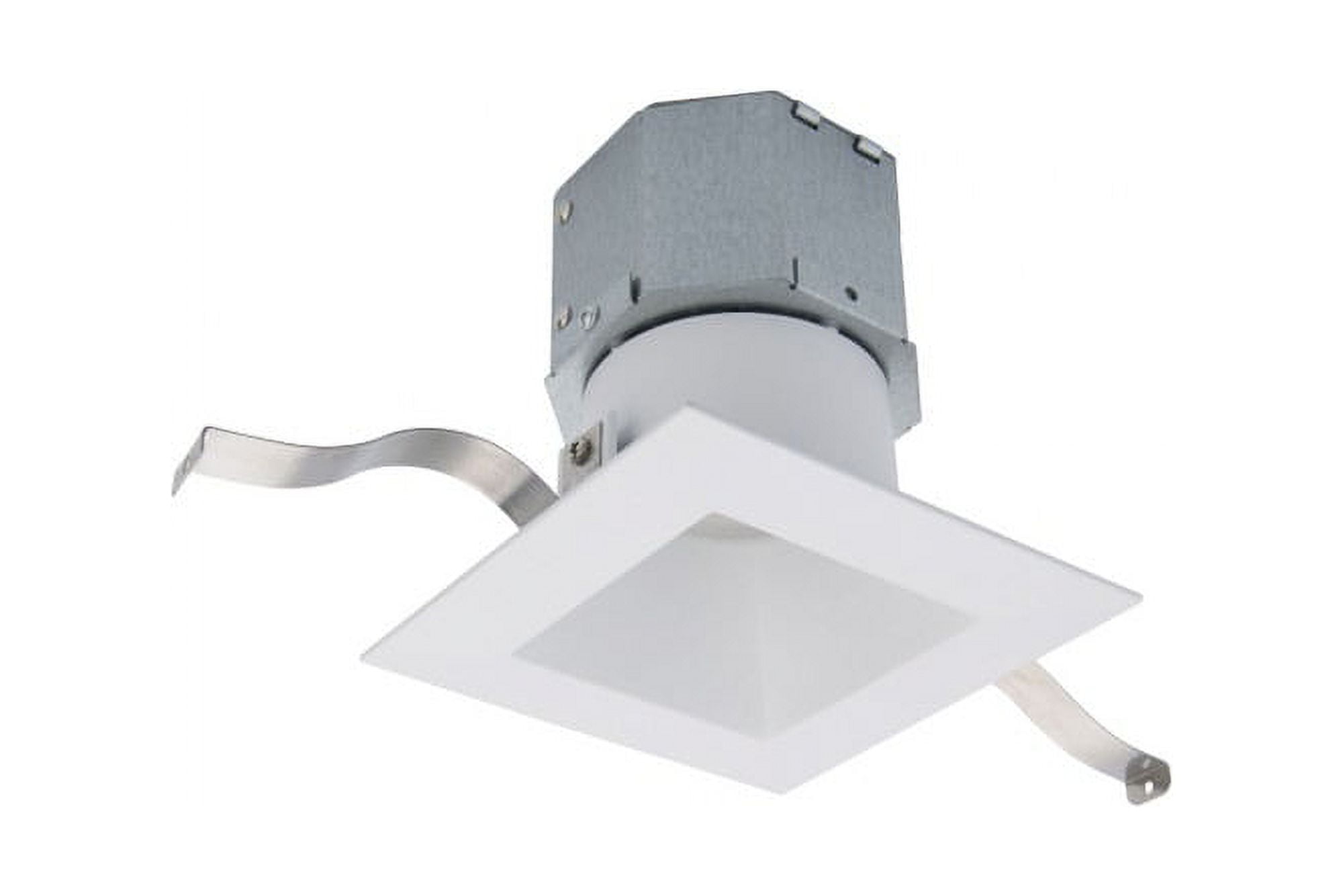 WAC Lighting Pop-in 4" Square LED 5-CCT Recessed Kit in White (Set of 4 ...