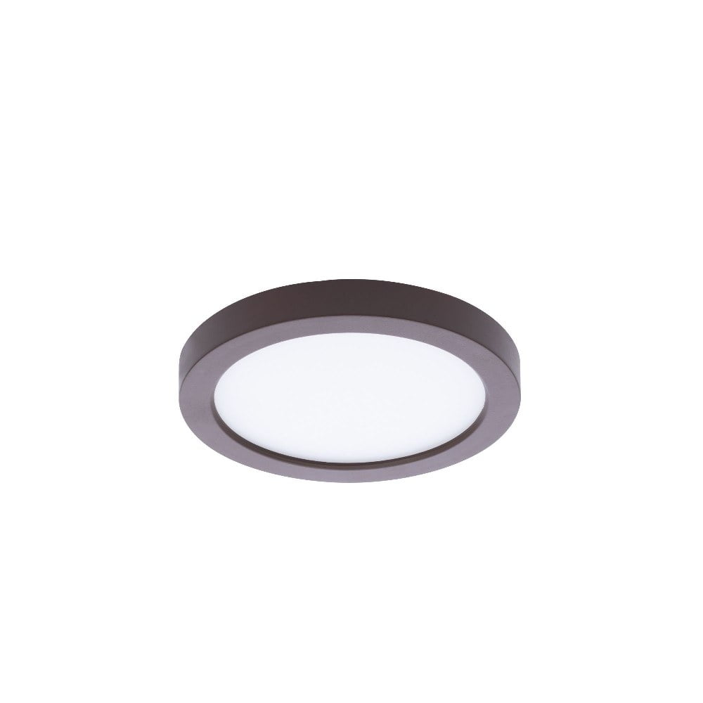 WAC Lighting Round 5" 1-Light 3000K Energy Star Aluminum Flush Mount in ...